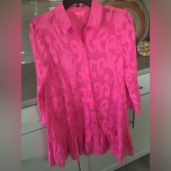 Lilly Pulitzer | Dresses | Lilly Pulitzer Linley Swimsuit Coverup Dress ...
